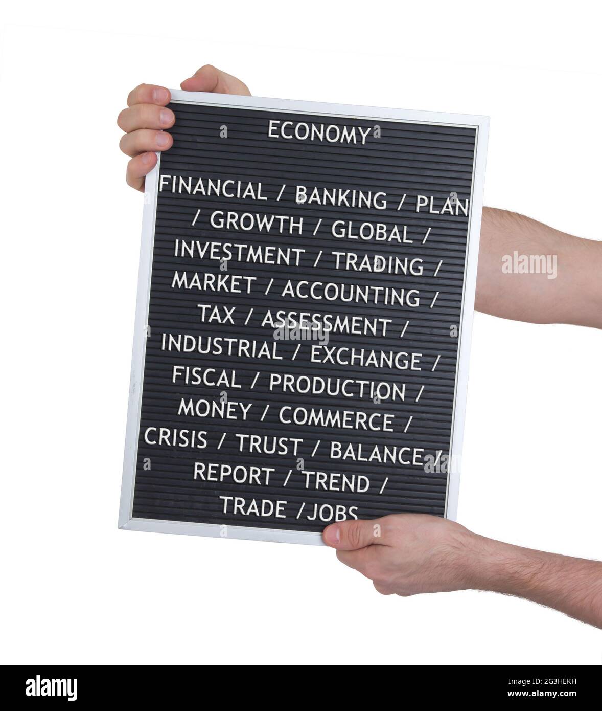 Commercial economy board Cut Out Stock Images & Pictures - Alamy