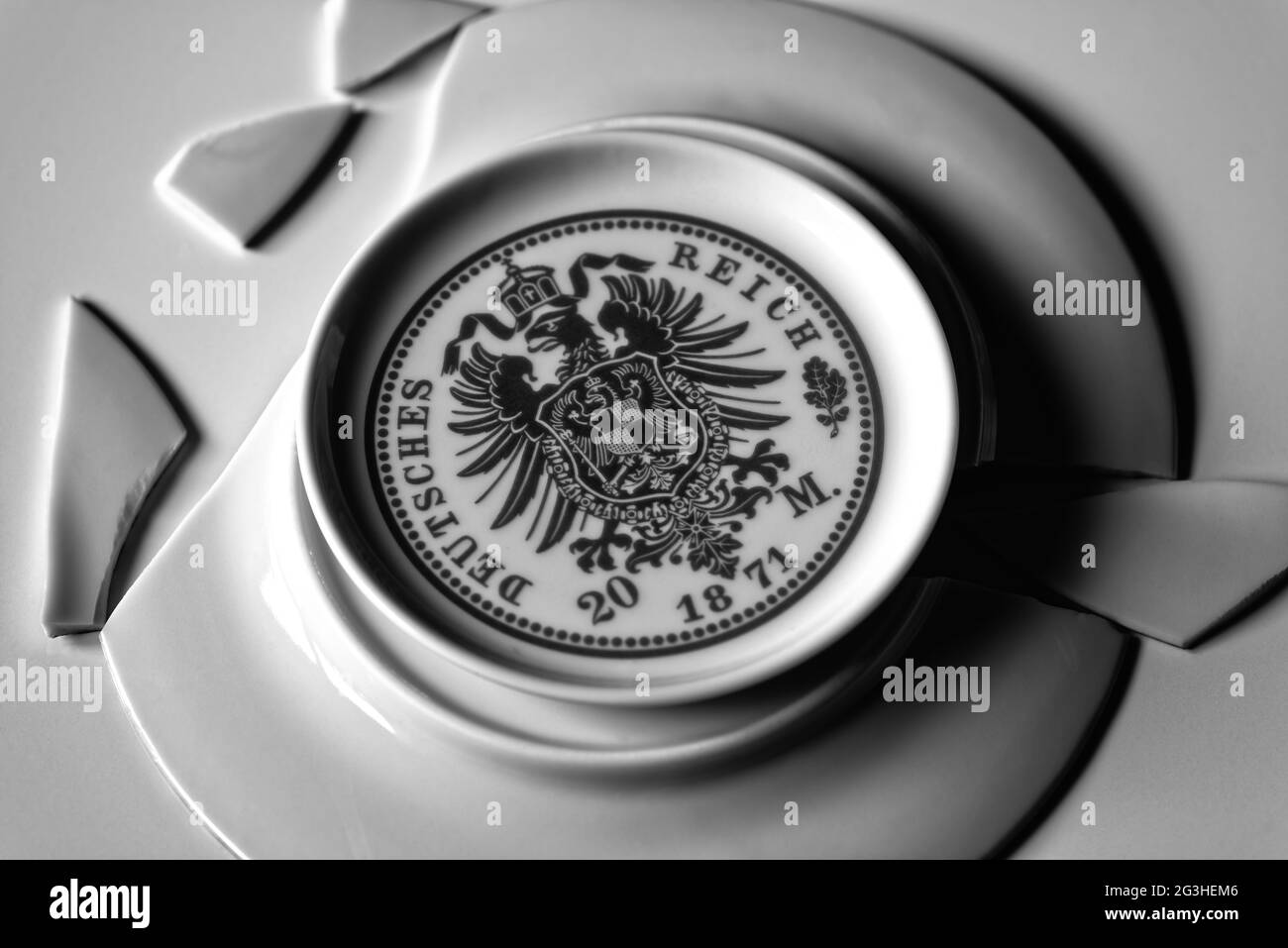 German Reich plate Stock Photo - Alamy