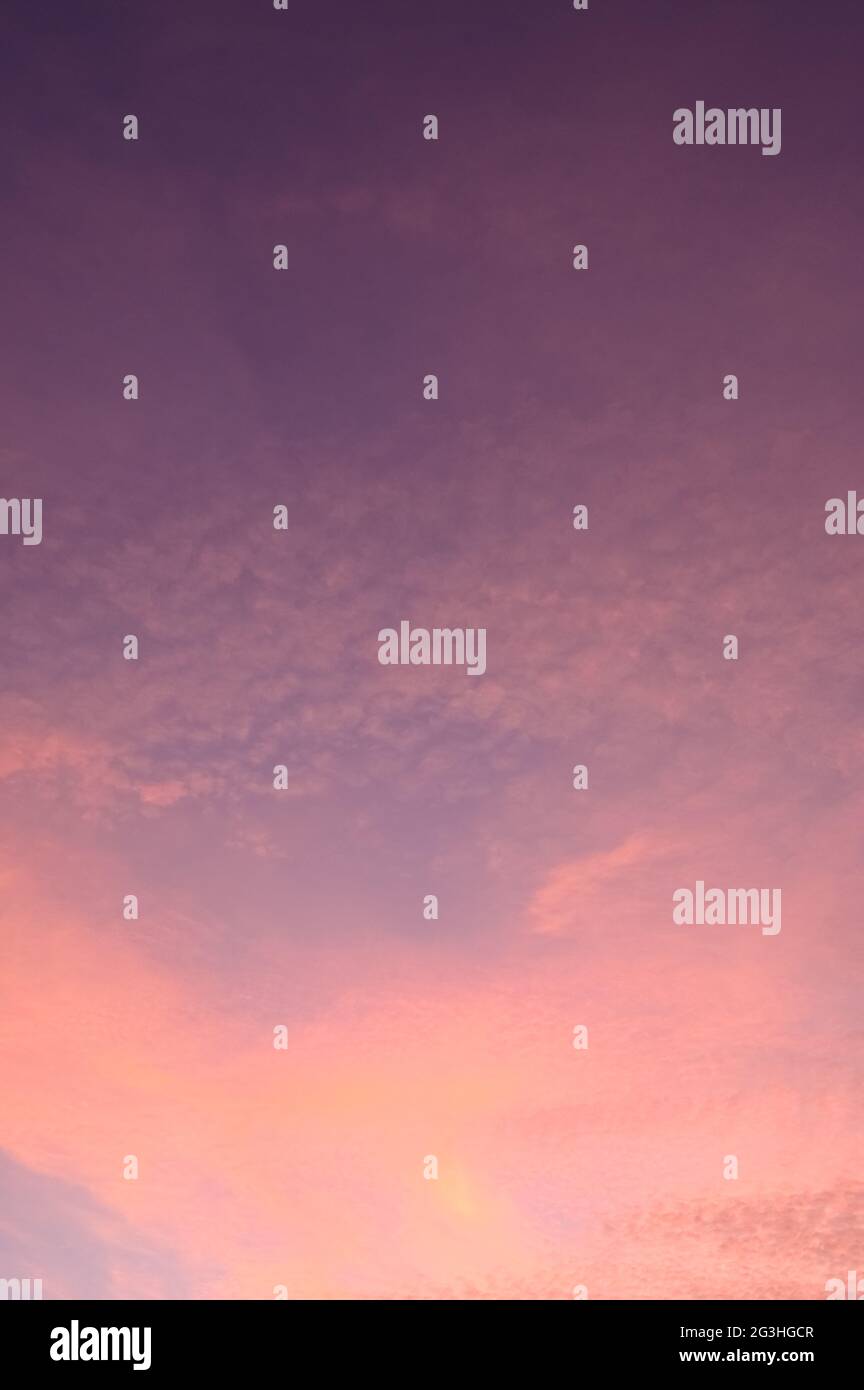 Cirrus clouds at sunset hi-res stock photography and images - Alamy