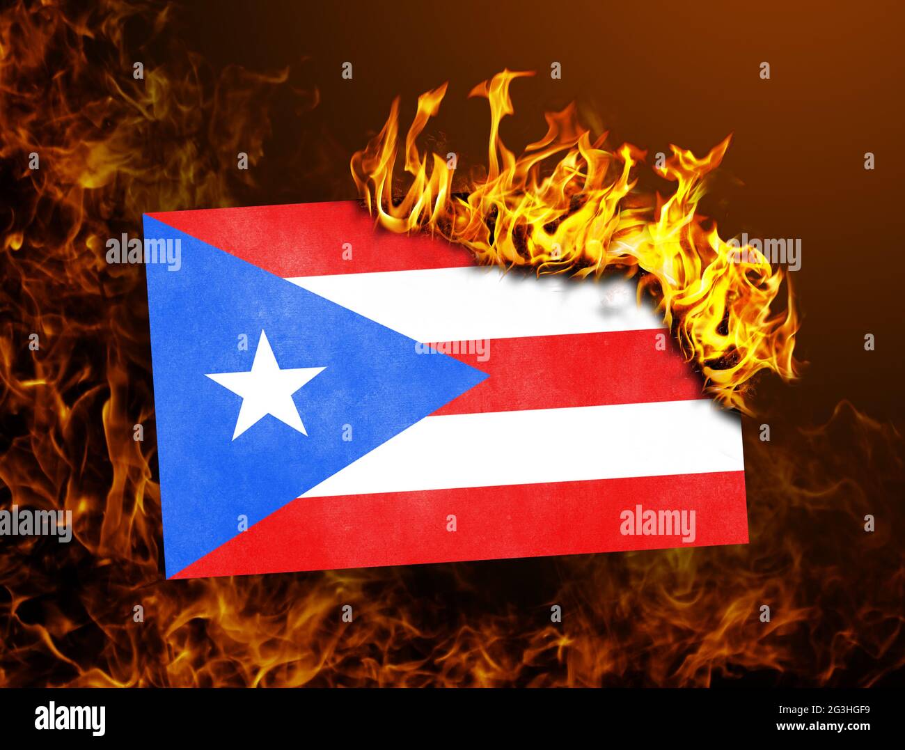 Puerto Rico Flag And Usa Flag High Resolution Stock Photography and ...