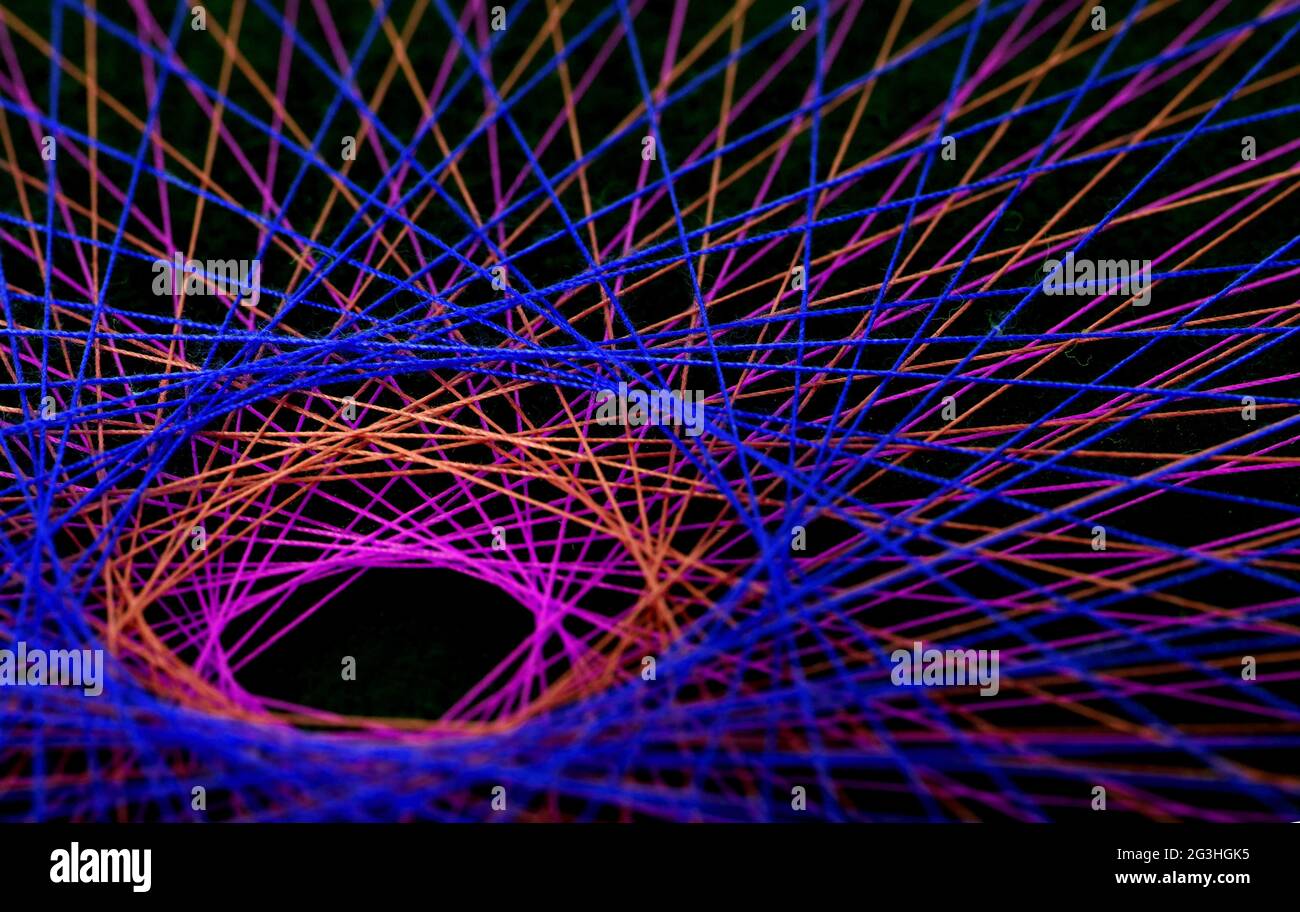 Display of colorful threads Stock Photo - Alamy