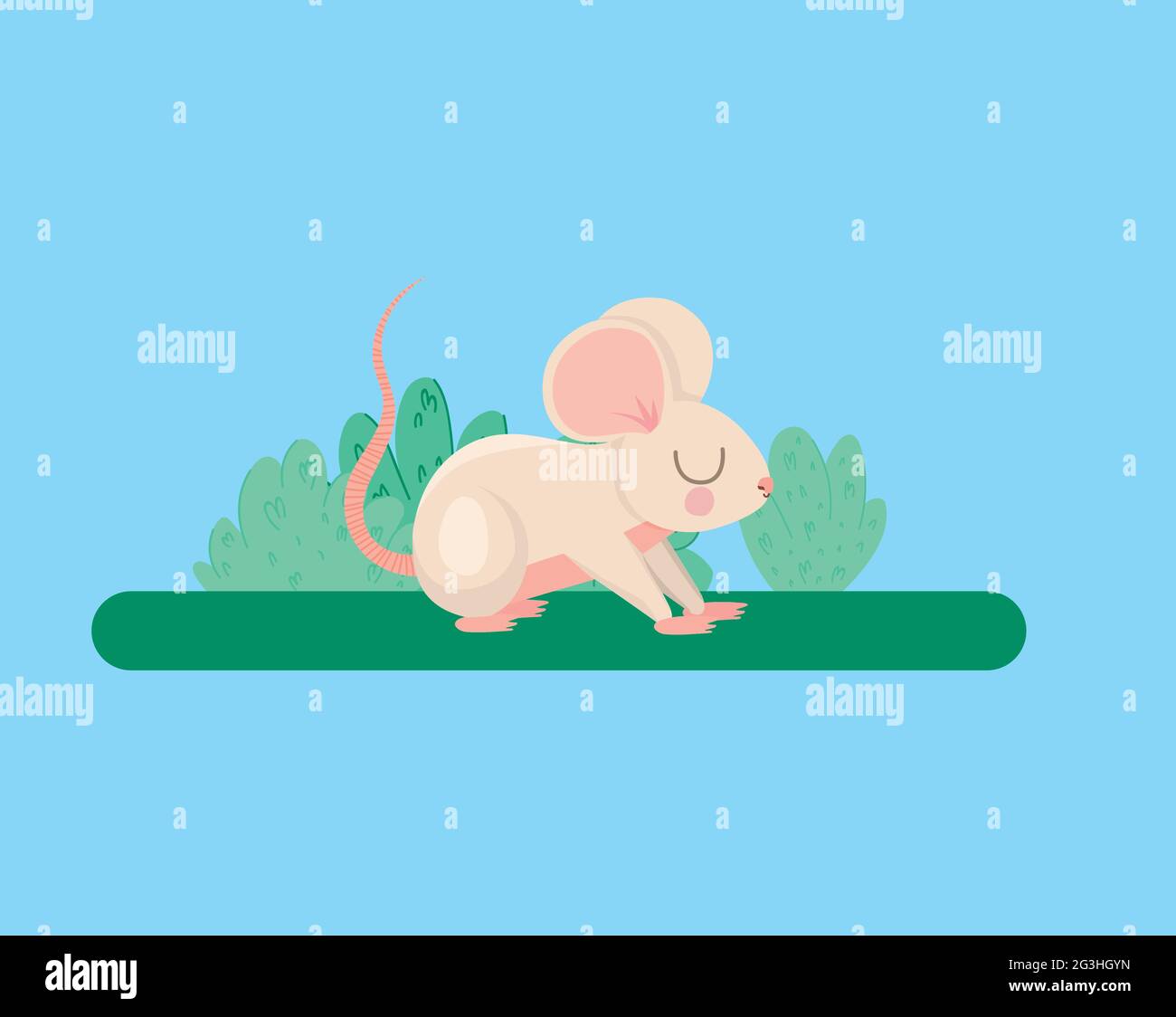 pretty mouse illustration Stock Vector Image & Art - Alamy