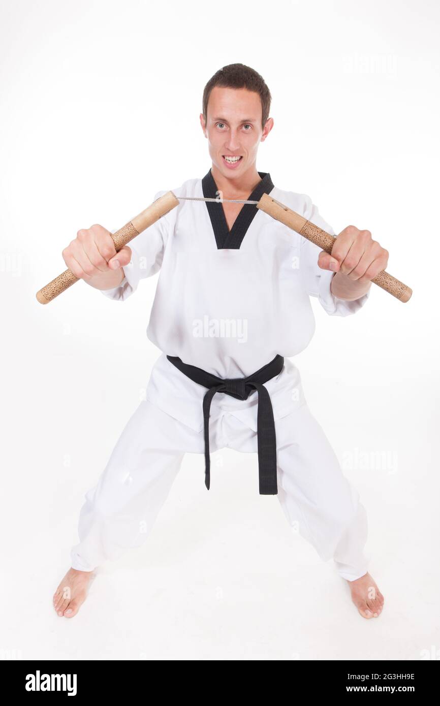 Martial arts master Stock Photo - Alamy