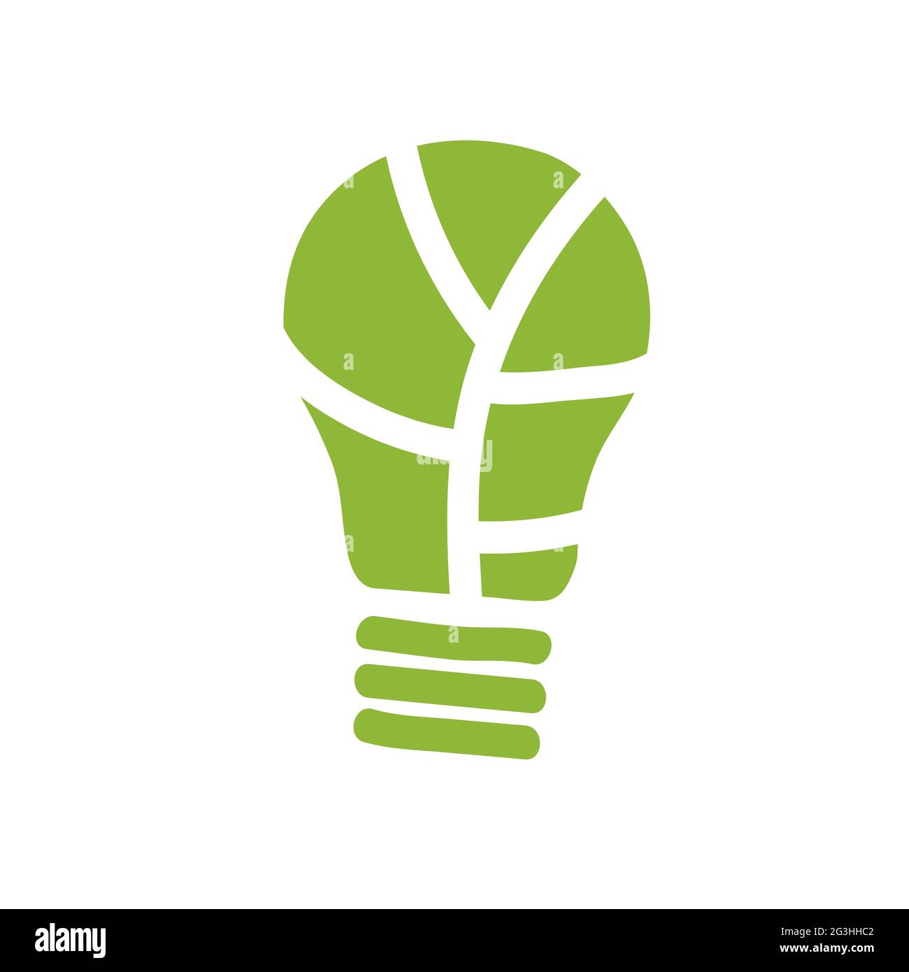 Energy saving symbol. Green sign of recycling, eco, ecology, technology ...