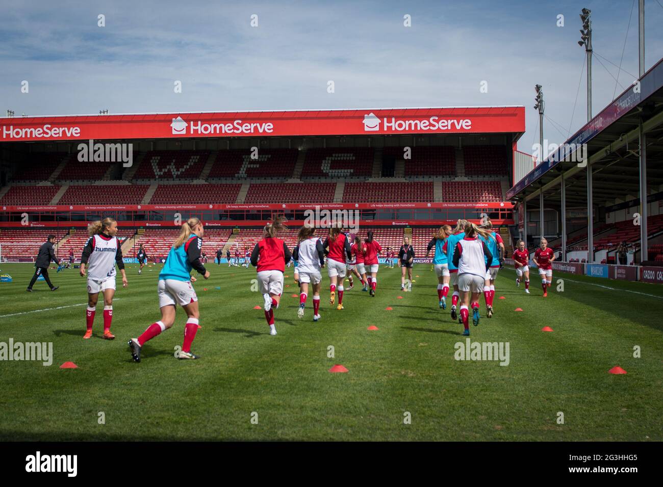 Walsall, England 24 April 2021. Barclays FA Women's Super League match ...
