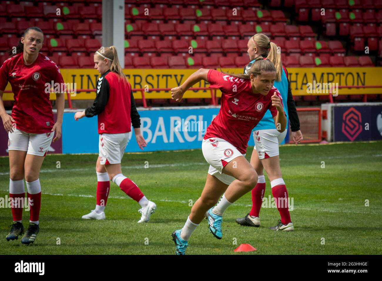Walsall, England 24 April 2021. Barclays FA Women's Super League match ...