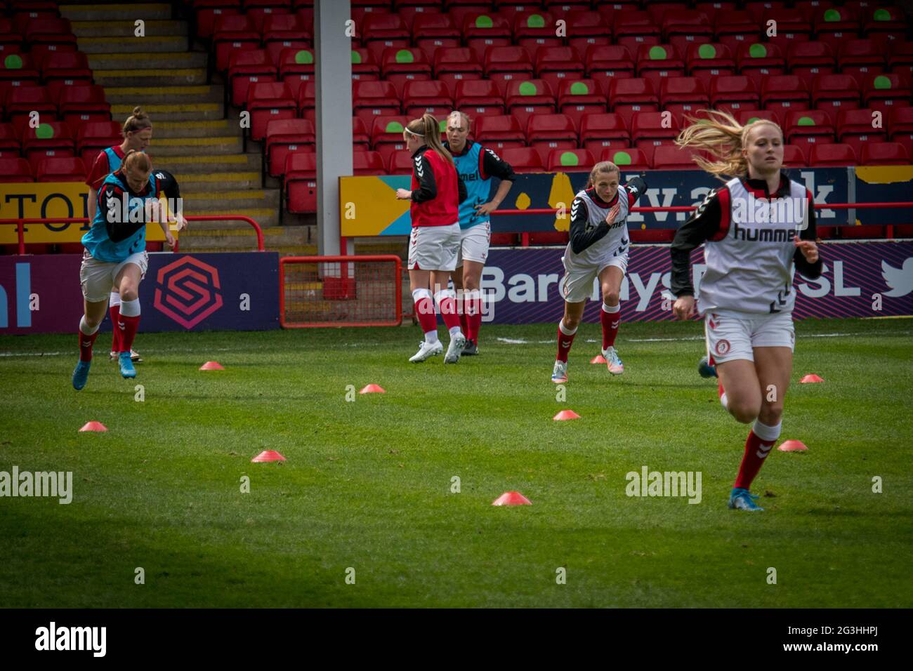 Walsall, England 24 April 2021. Barclays FA Women's Super League match ...