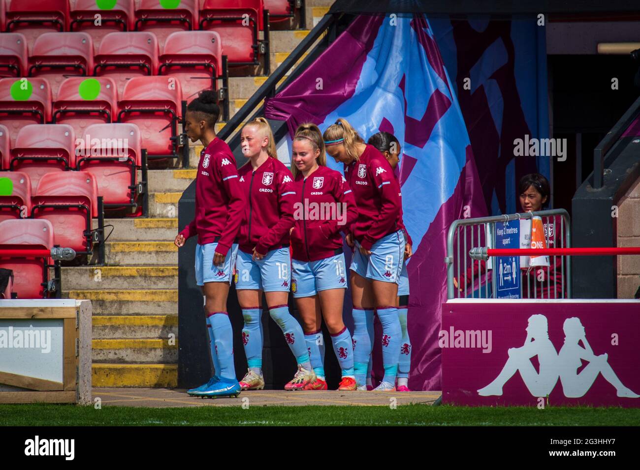 Walsall, England 24 April 2021. Barclays FA Women's Super League match ...