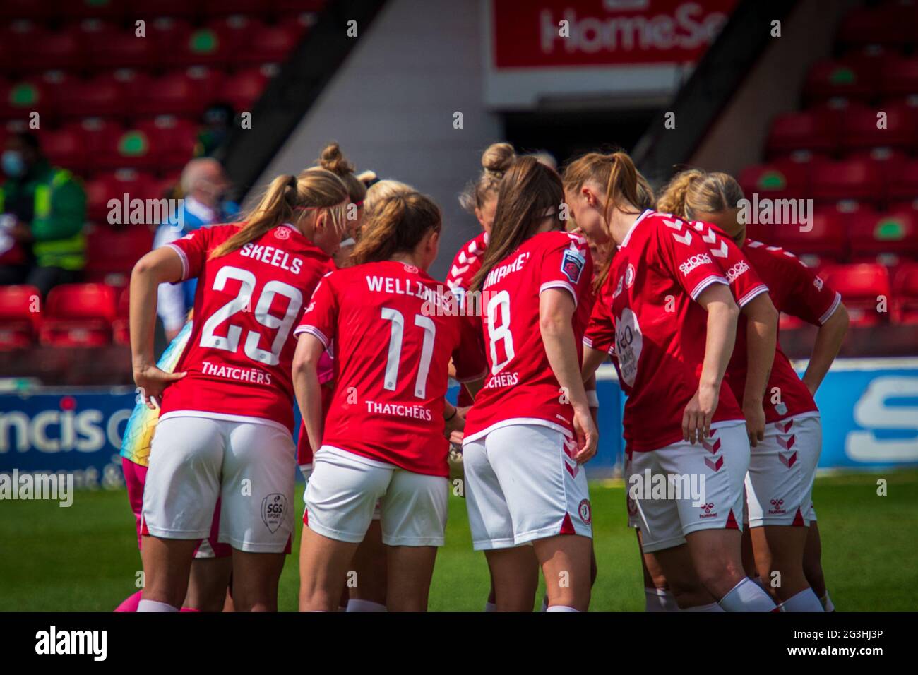 Walsall, England 24 April 2021. Barclays FA Women's Super League match ...