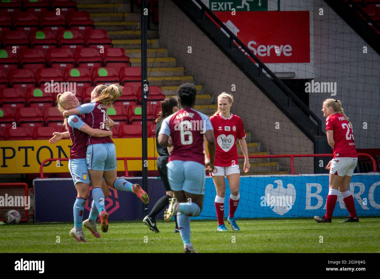 Walsall, England 24 April 2021. Barclays FA Women's Super League match ...