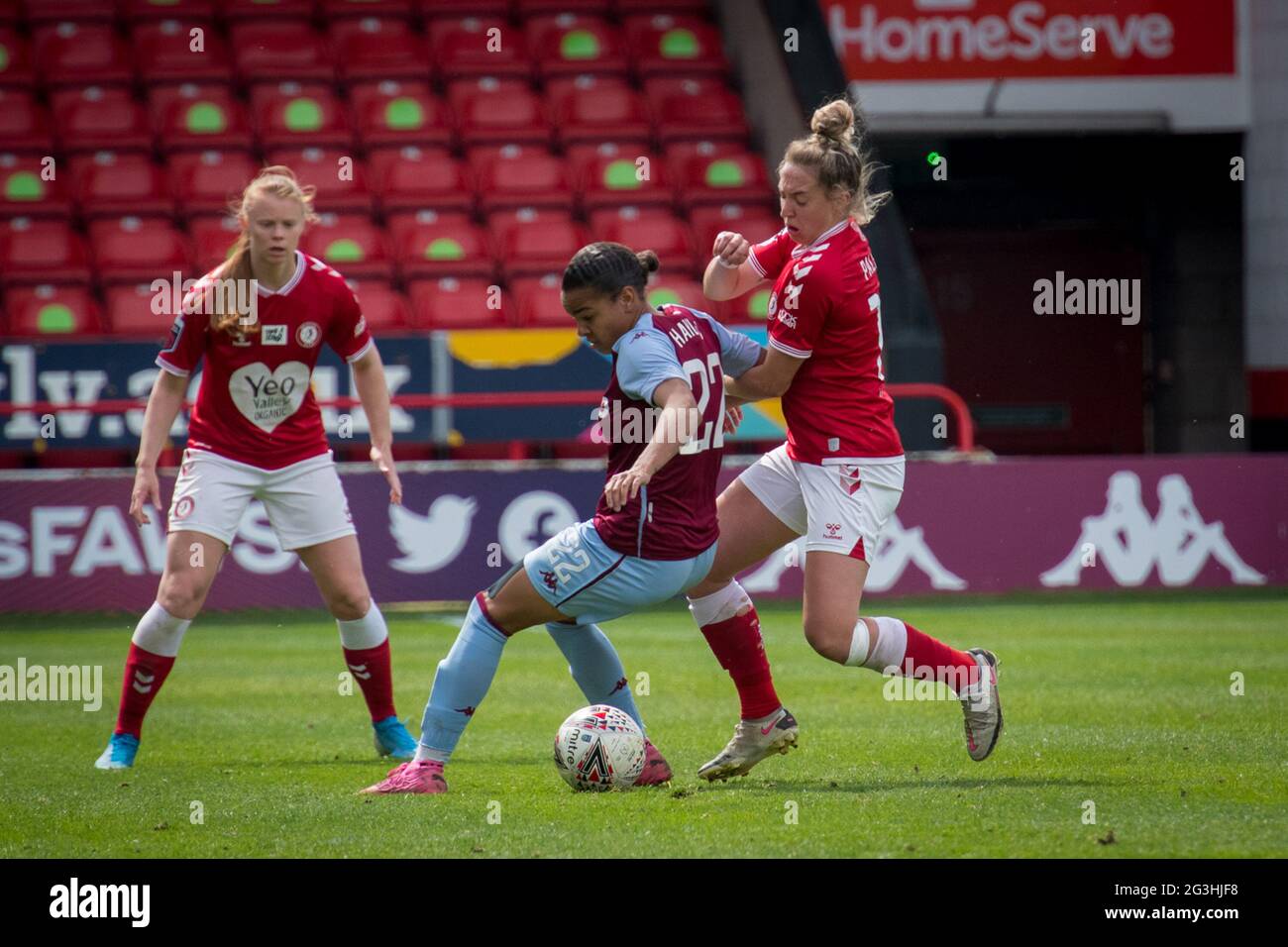 Walsall, England 24 April 2021. Barclays FA Women's Super League match ...