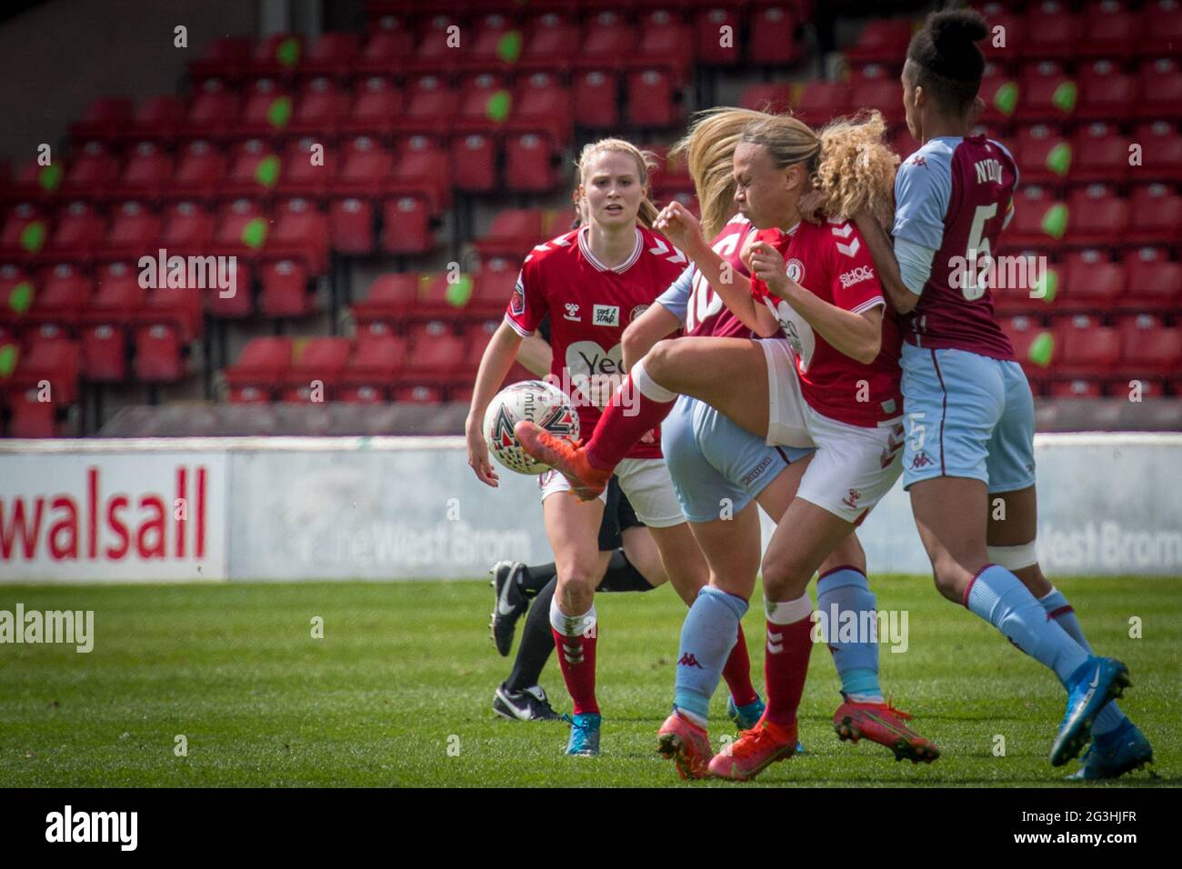 Walsall, England 24 April 2021. Barclays FA Women's Super League match ...