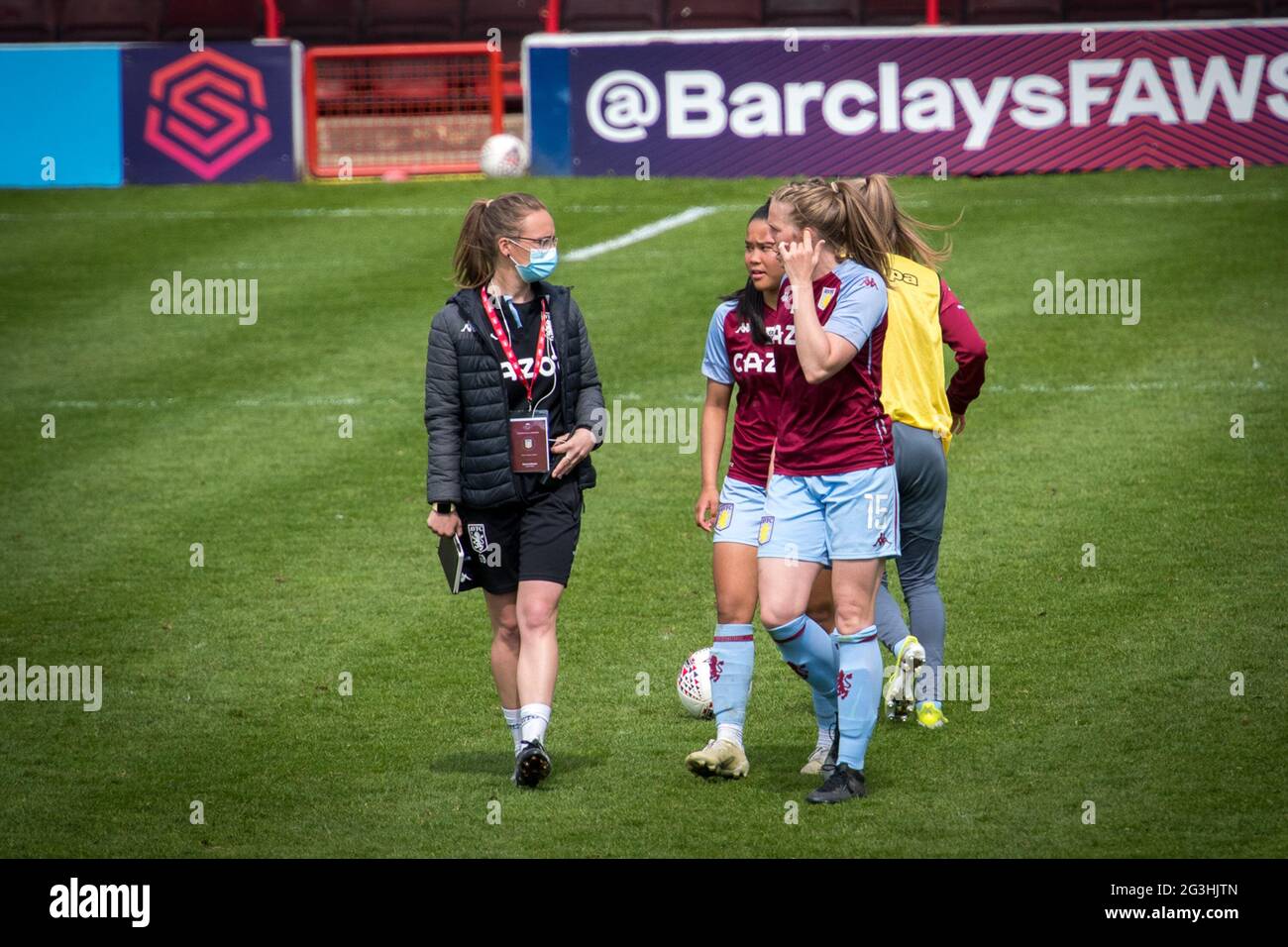 Walsall, England 24 April 2021. Barclays FA Women's Super League match ...
