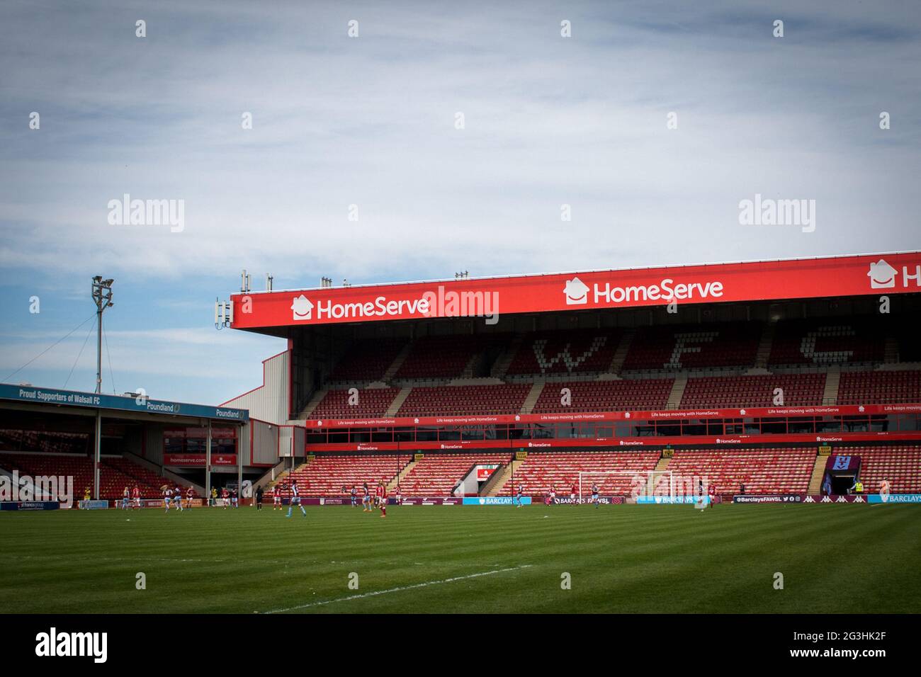 Walsall, England 24 April 2021. Barclays FA Women's Super League match ...