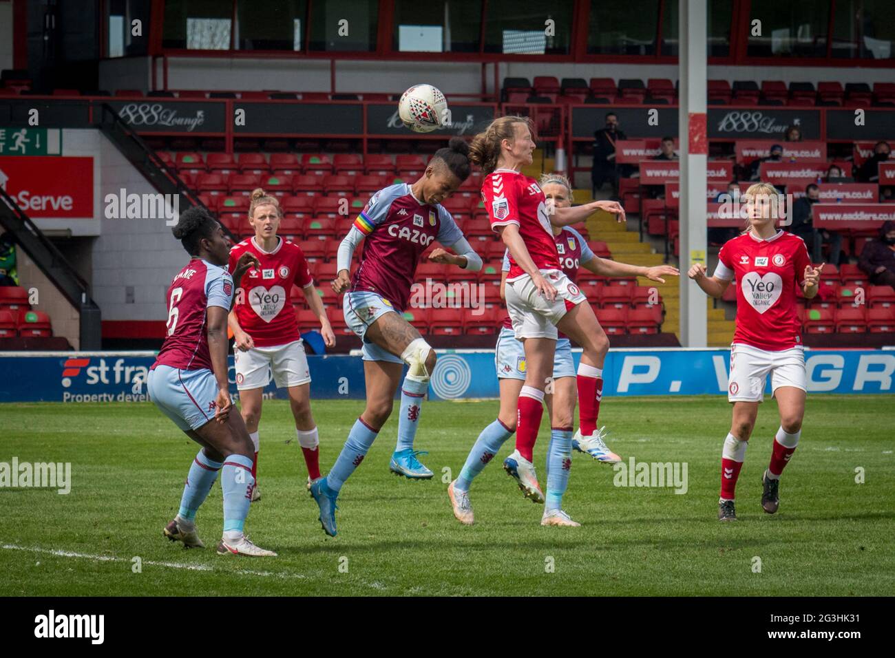 Walsall, England 24 April 2021. Barclays FA Women's Super League match ...