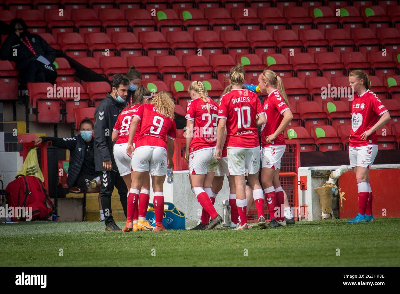 Walsall, England 24 April 2021. Barclays FA Women's Super League match ...