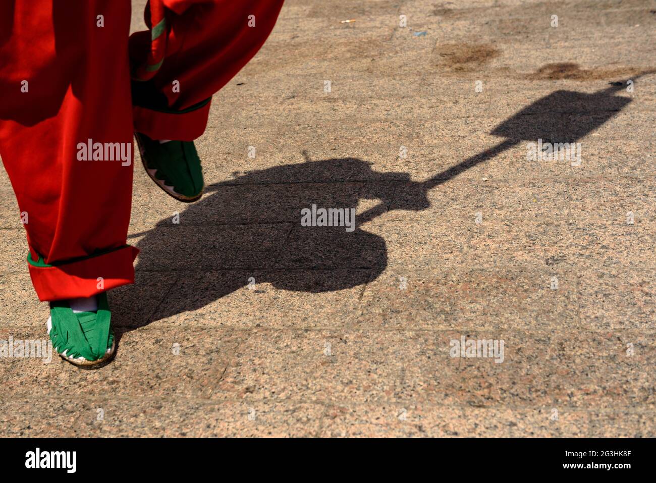 Dance of the Maces and Àngels (Angels) in the Patum de Berga festival ...