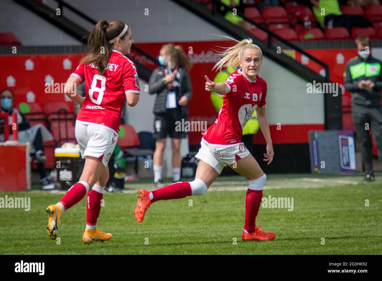 Walsall, England 24 April 2021. Barclays FA Women's Super League match ...