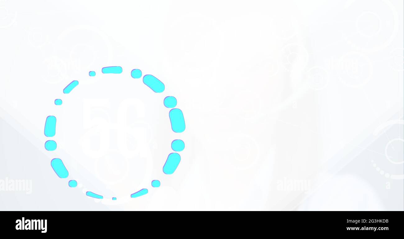 Animation round scanner green digital hi-res stock photography and ...