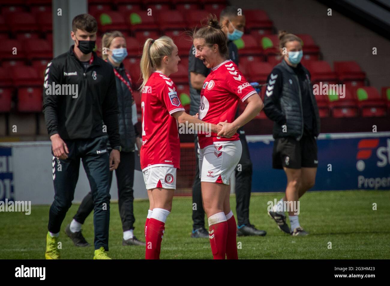 Walsall, England 24 April 2021. Barclays FA Women's Super League match ...