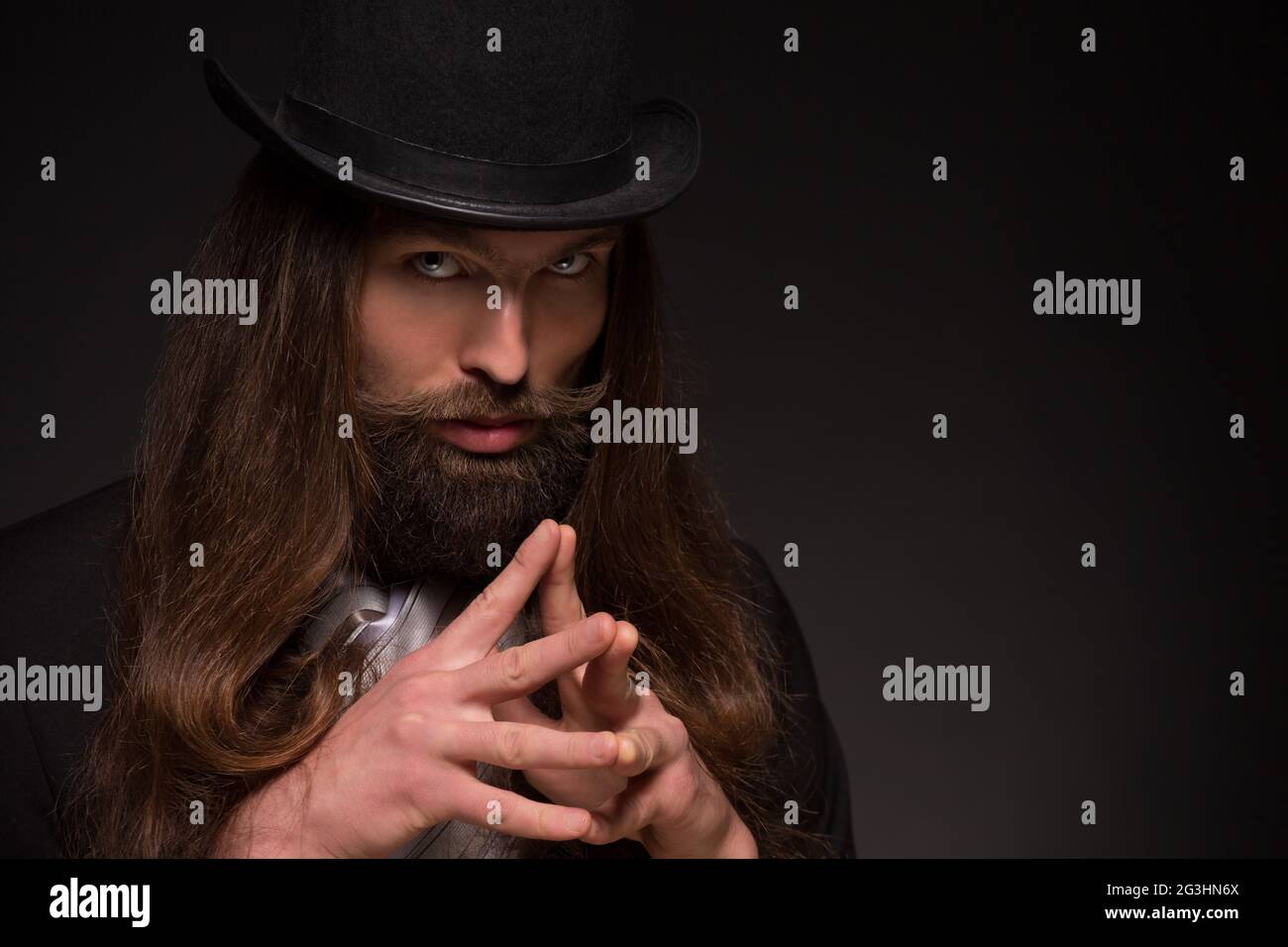 Magician suit hands hi-res stock photography and images - Alamy