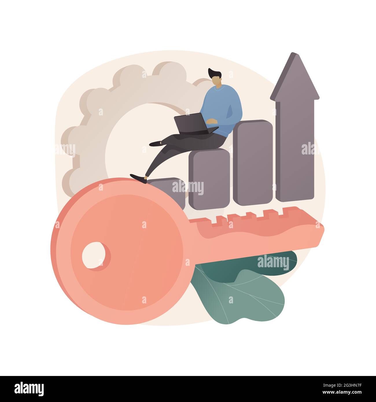 Keyword research abstract concept vector illustration Stock Vector ...
