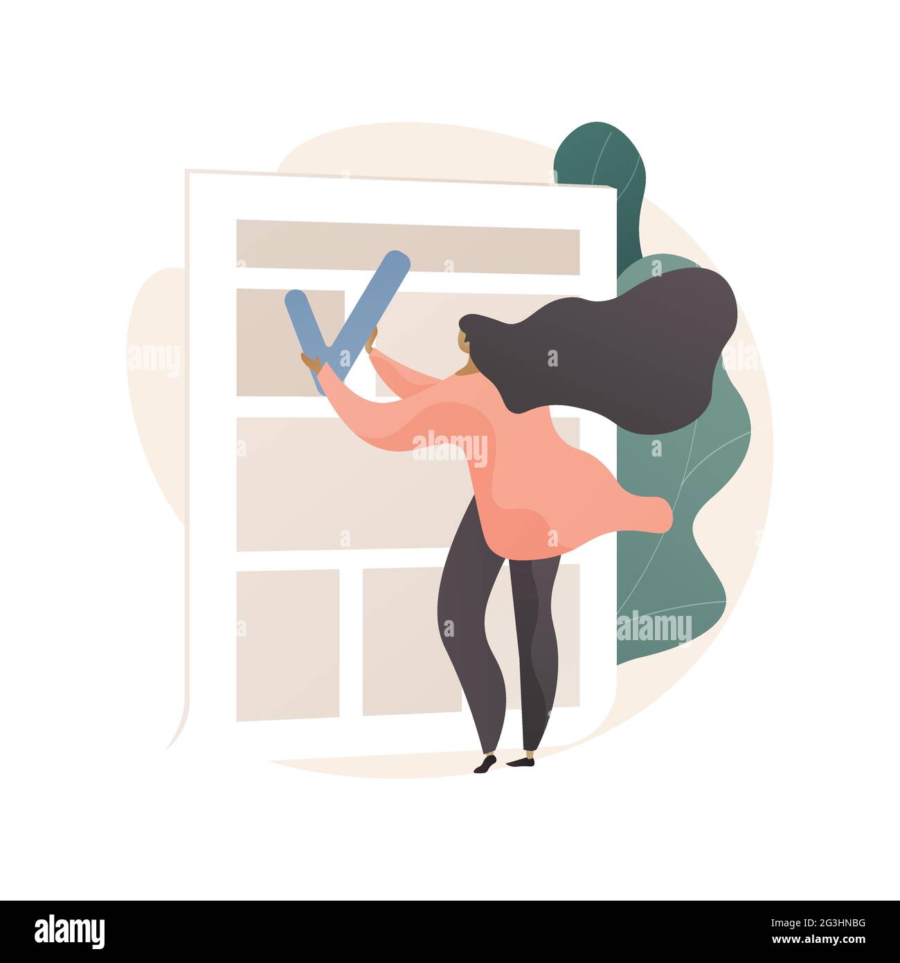 Content creation abstract concept vector illustration Stock Vector ...