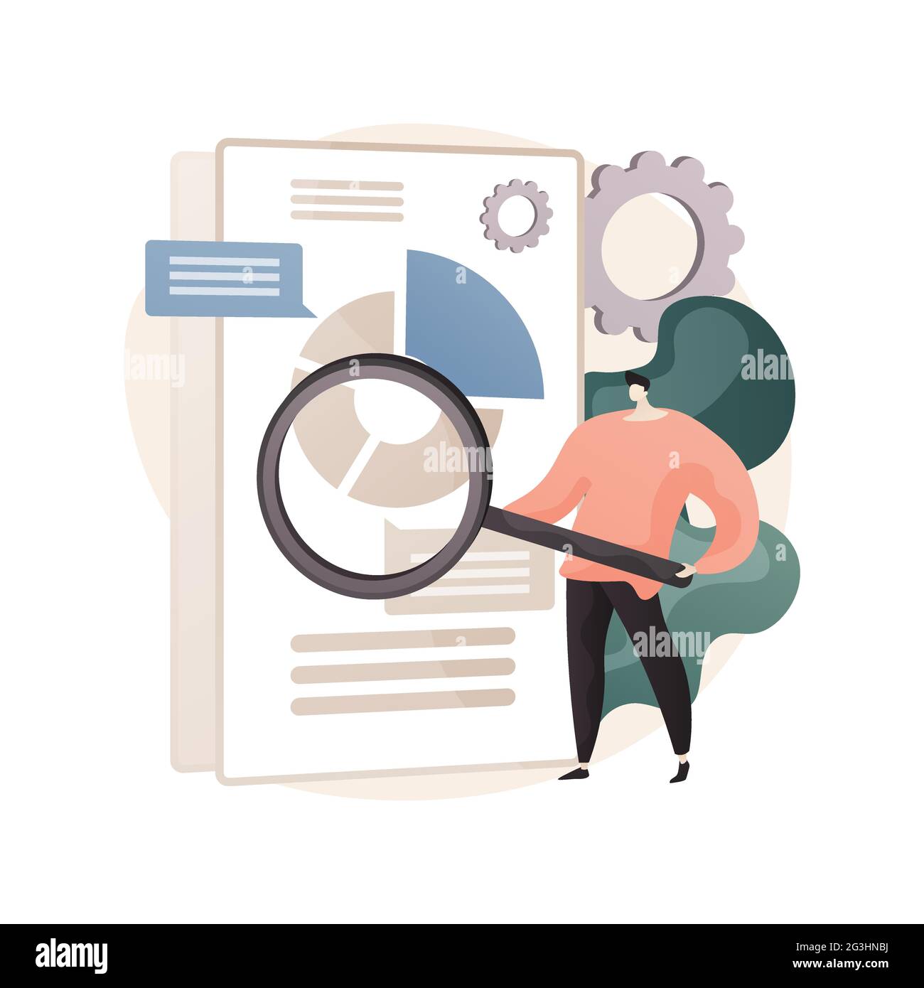Competitive analysis abstract concept vector illustration Stock Vector ...