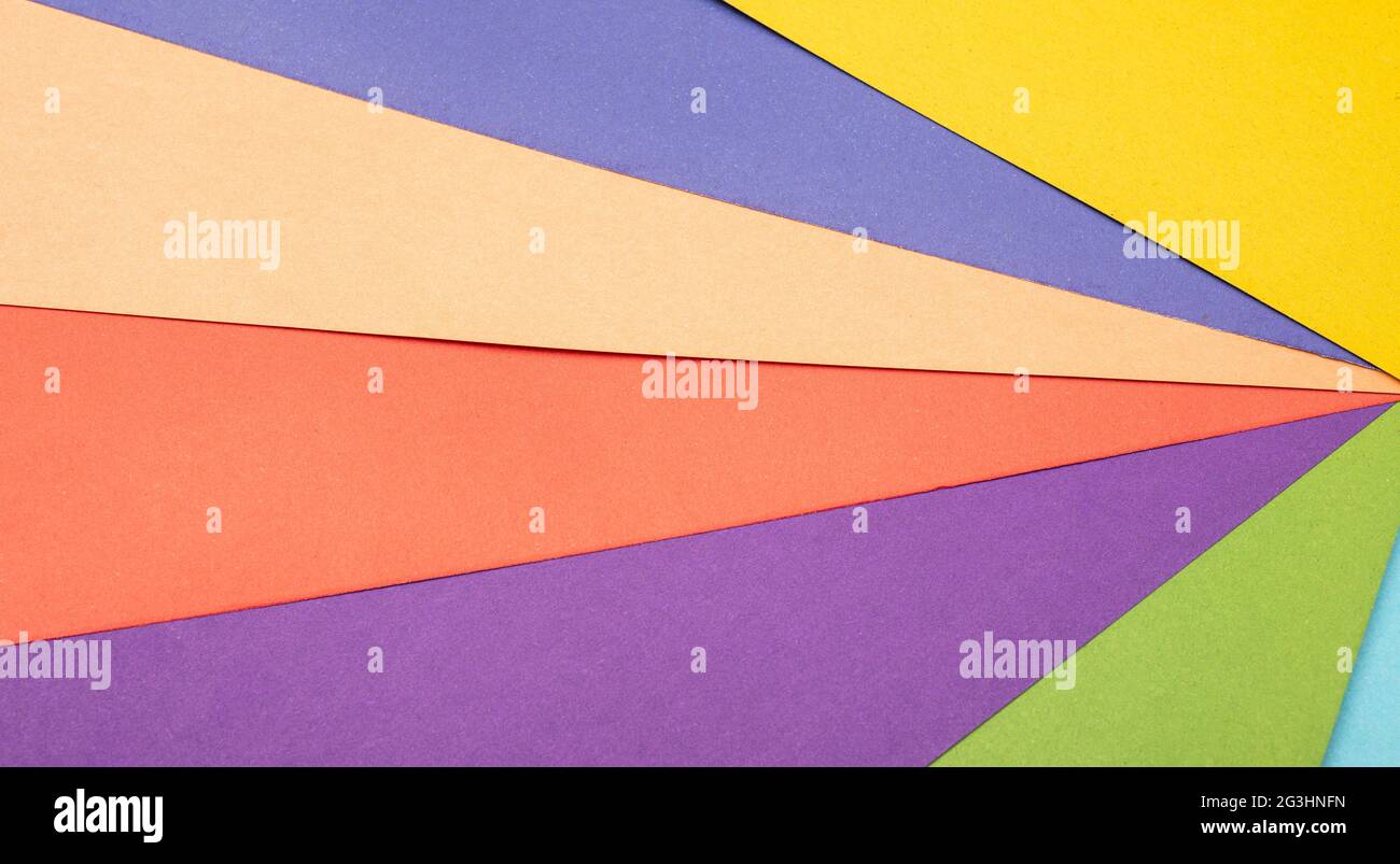 Closeup of Multi color card boards making nice background Stock Photo ...