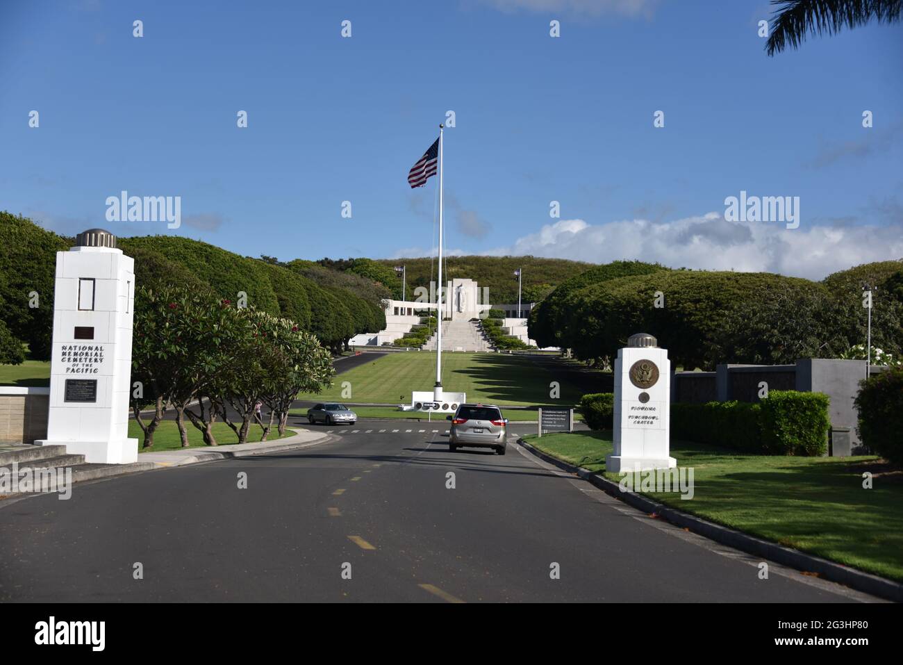 Oahu, HI. U.S.A. 6/5/2021. National Memorial Cemetery of the Pacific ...