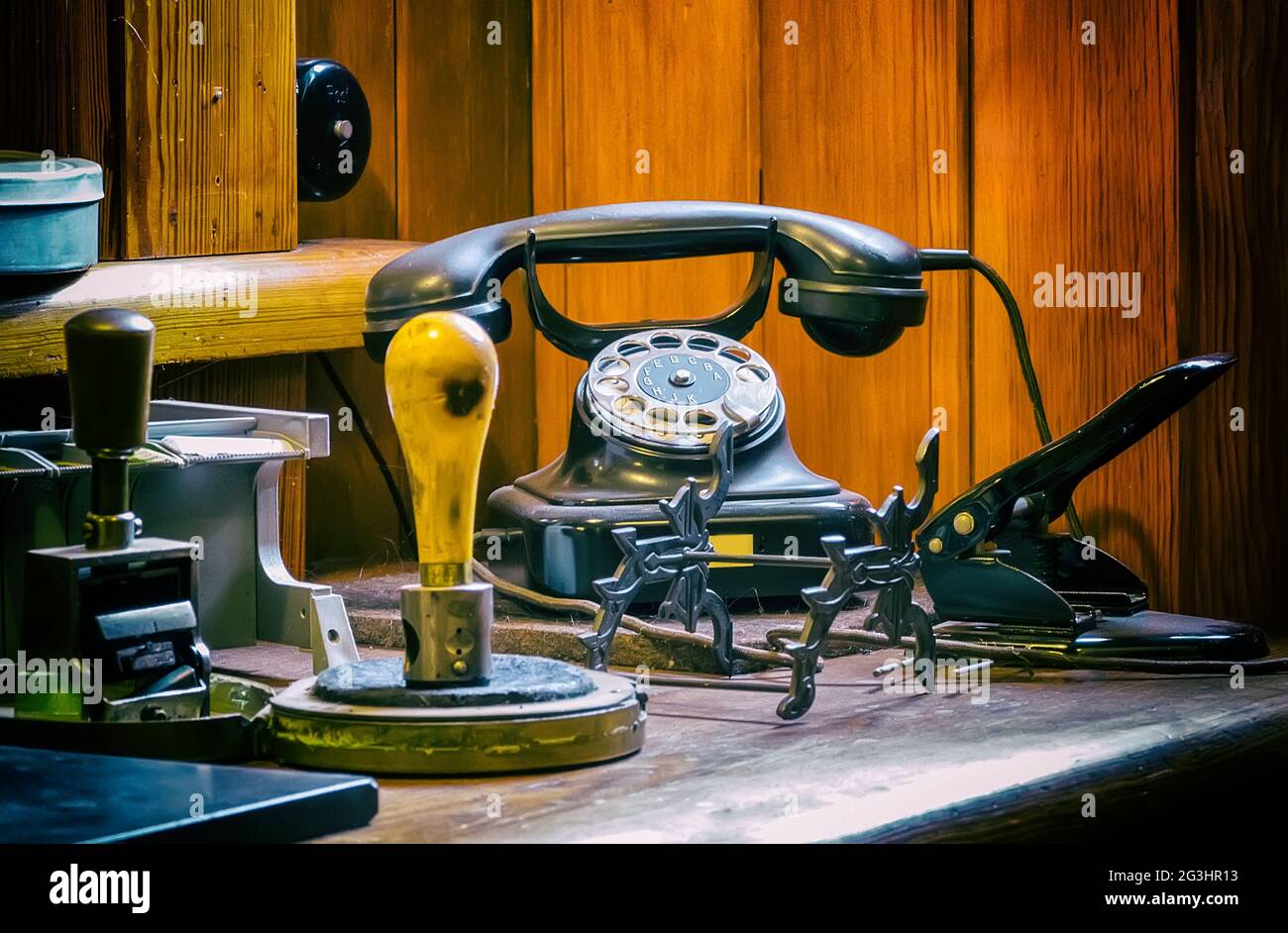 Ancient Post office in vintage style Stock Photo - Alamy