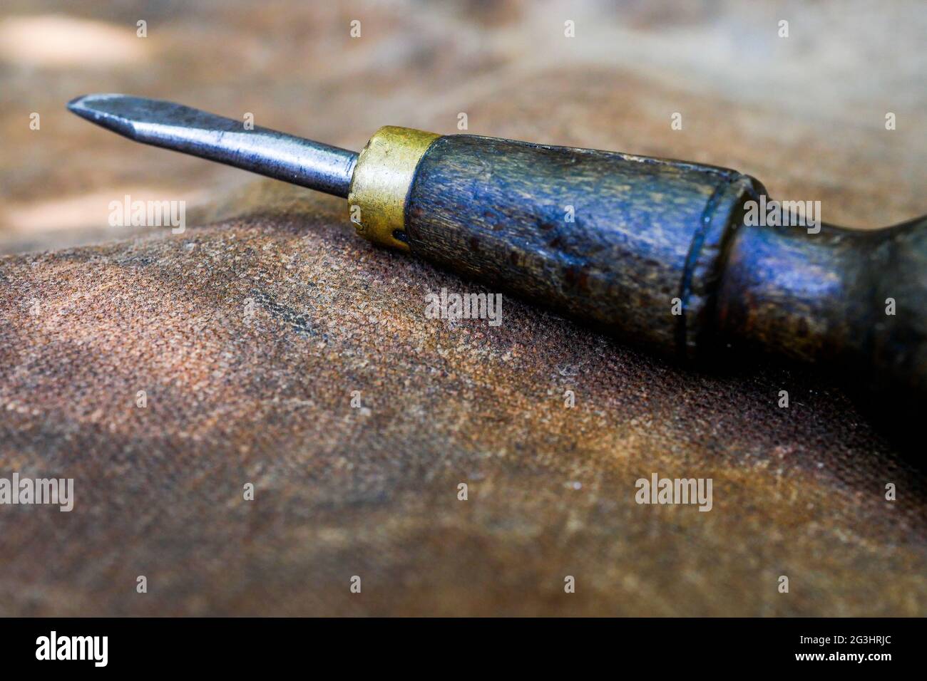 Vintage screwdriver, close-up view, France Stock Photo - Alamy
