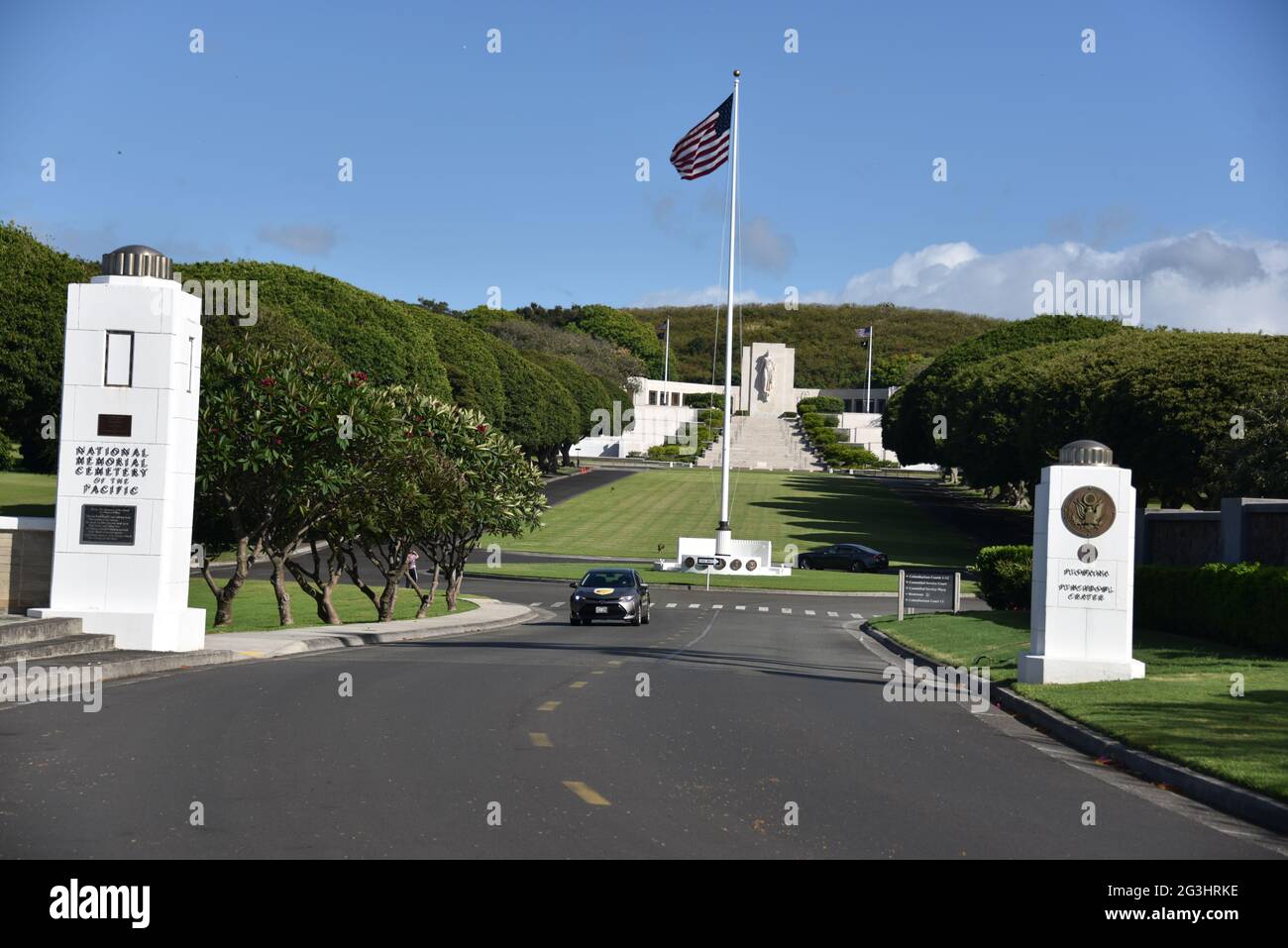 Oahu, HI. U.S.A. 6/5/2021. National Memorial Cemetery of the Pacific ...