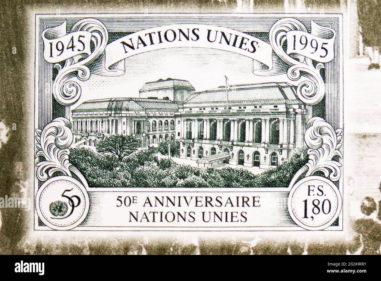 MOSCOW, RUSSIA - APRIL 15, 2021: Postage stamp printed in United ...