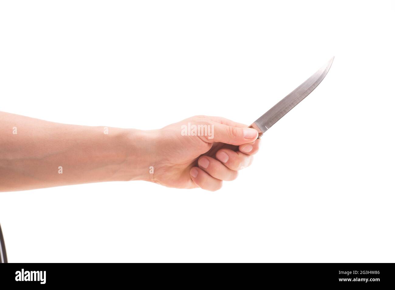 Hand Young Man Holding Knife High Resolution Stock Photography and ...