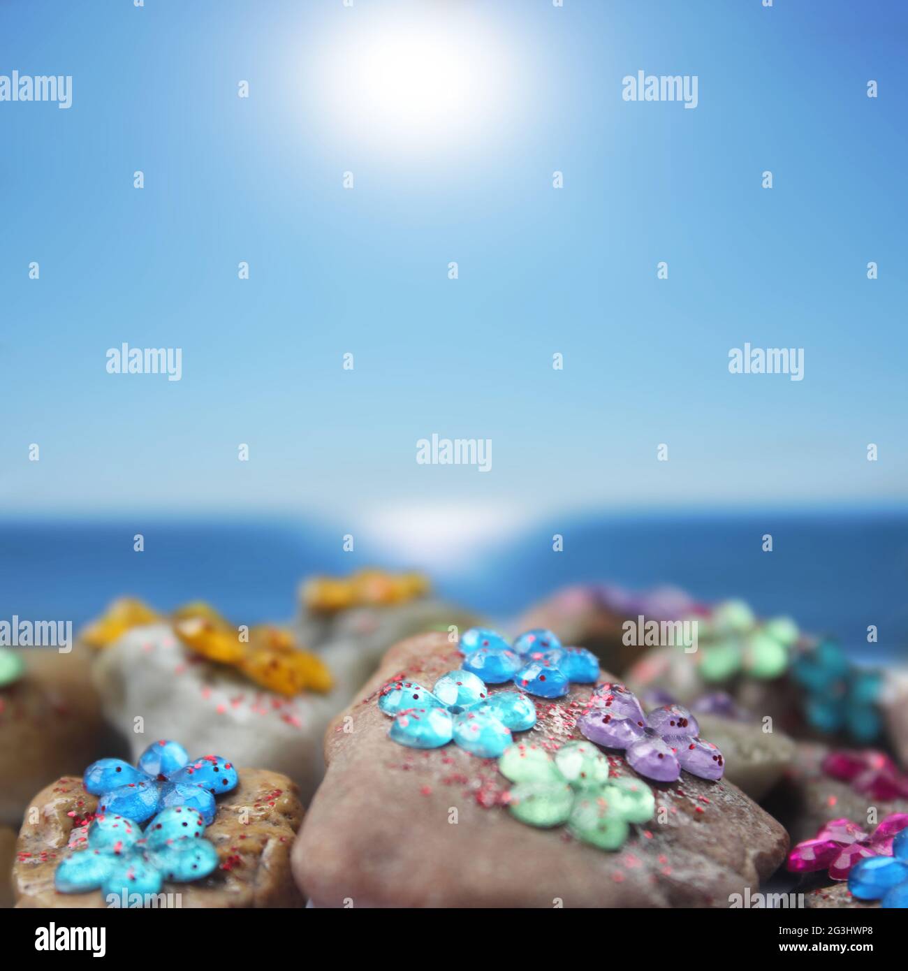 Pepples on a beach Stock Photo - Alamy