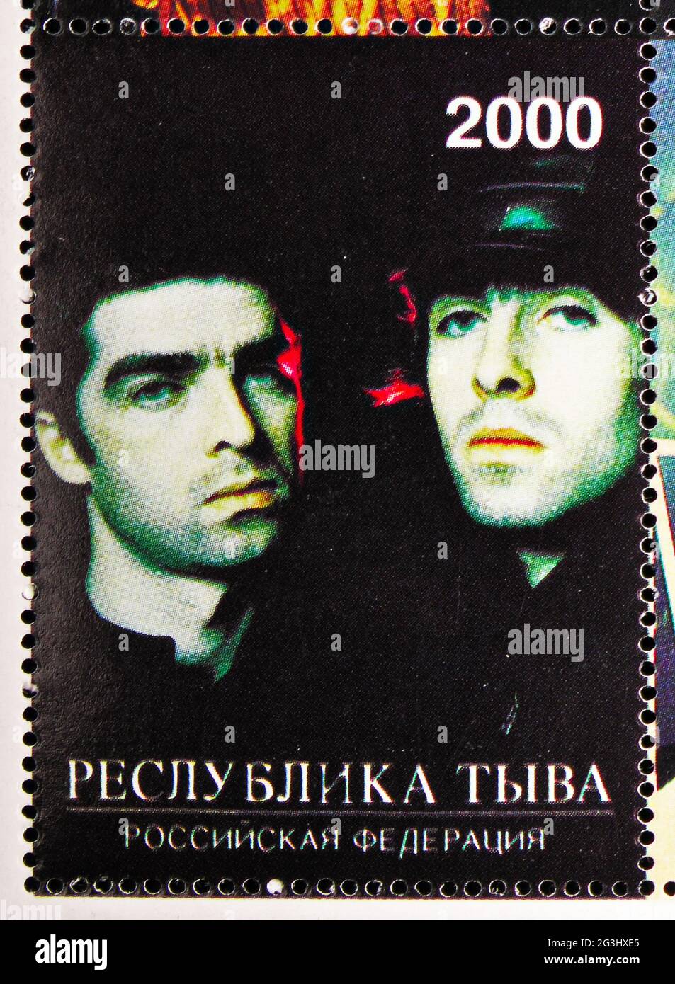 MOSCOW, RUSSIA - APRIL 15, 2021: Postage stamp printed in Cinderellas ...