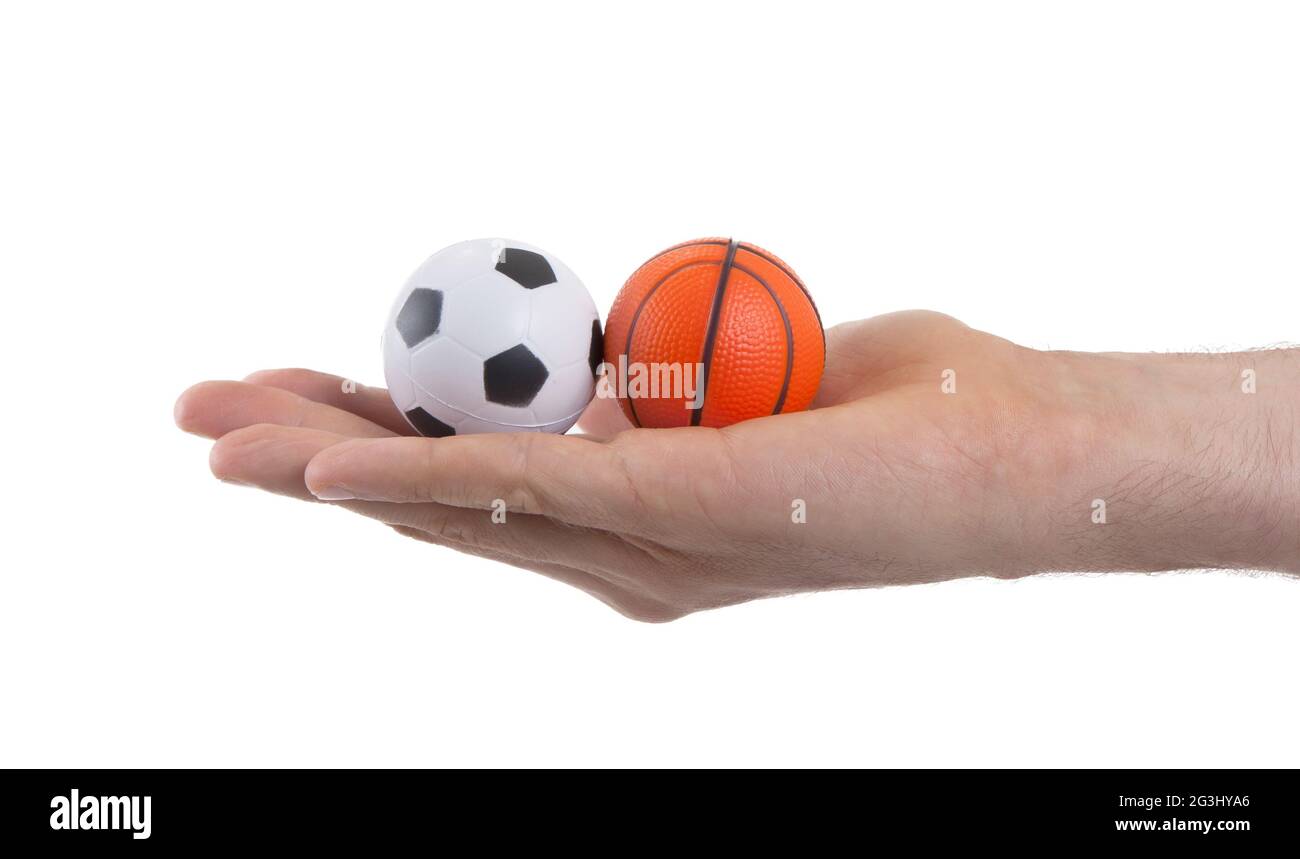 Small toy balls isolated Stock Photo - Alamy