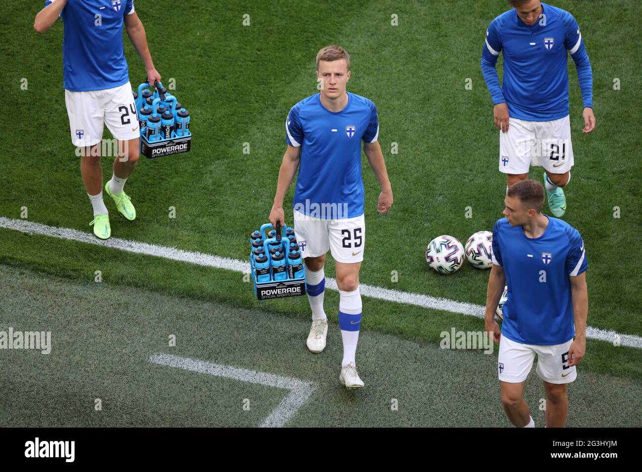 Robert Ivanov (25) of Finland in action during the European ...