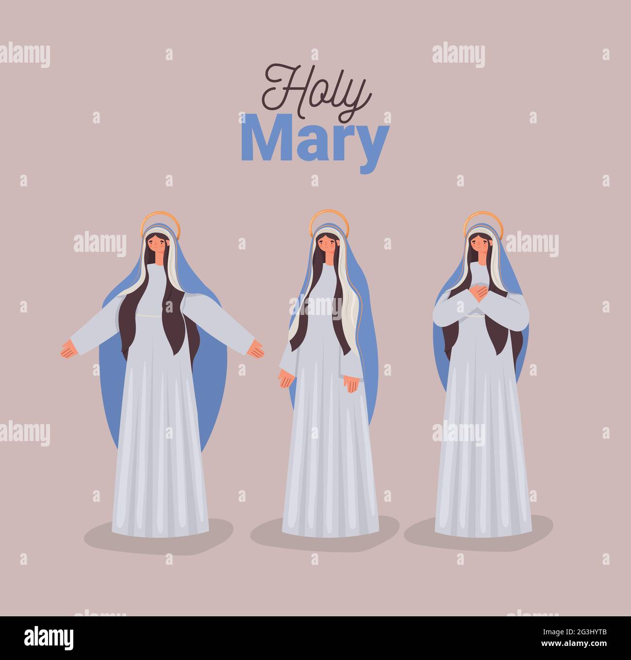 Mary assumption Stock Vector Images - Alamy