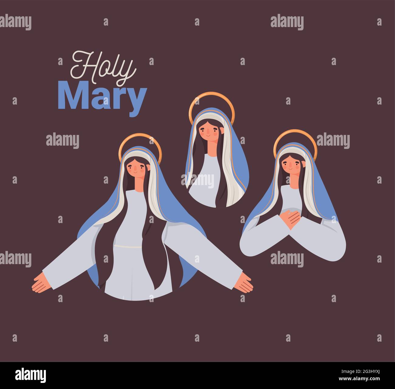 holy mary design Stock Vector Image & Art - Alamy