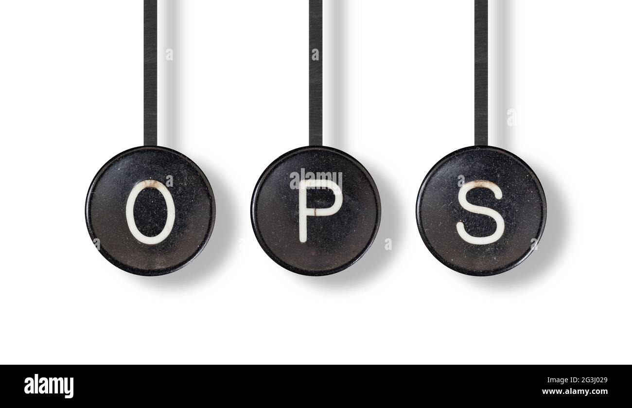 Ops alphabet hi-res stock photography and images - Alamy