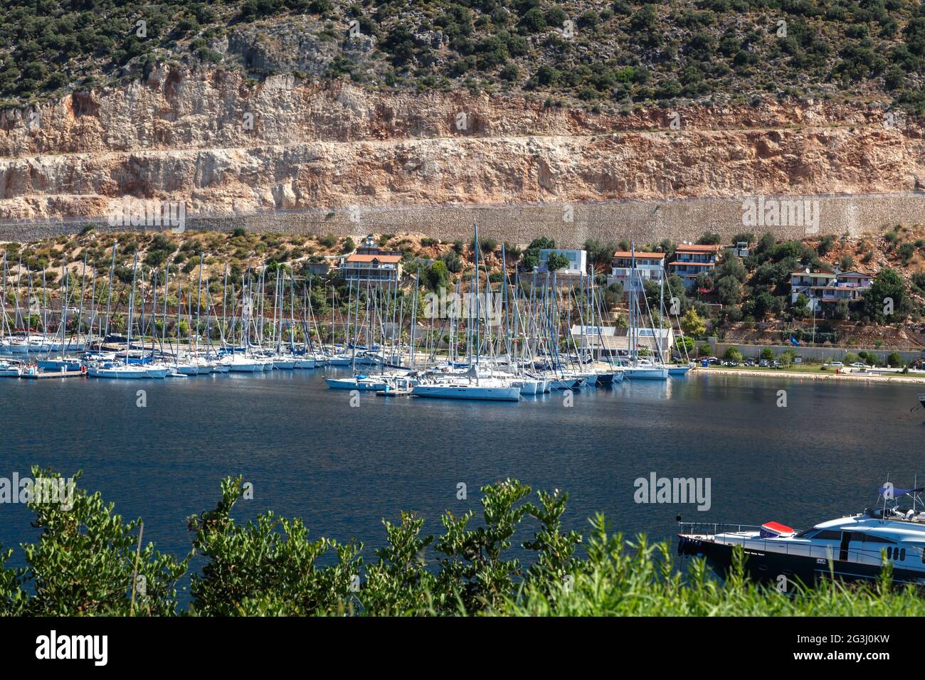 Kas Marina View Stock Photo - Alamy