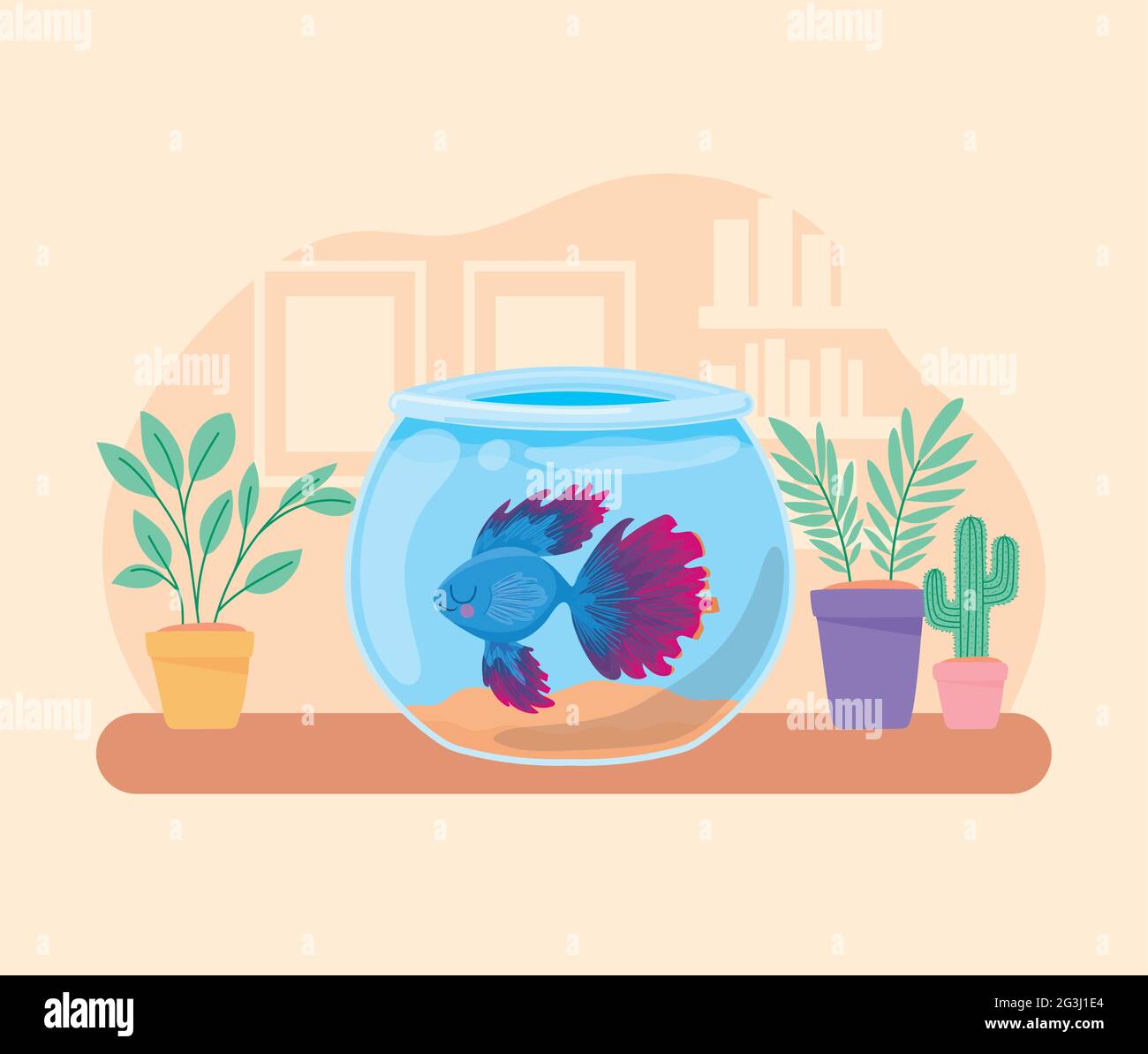 pretty fish representation Stock Vector Image & Art - Alamy