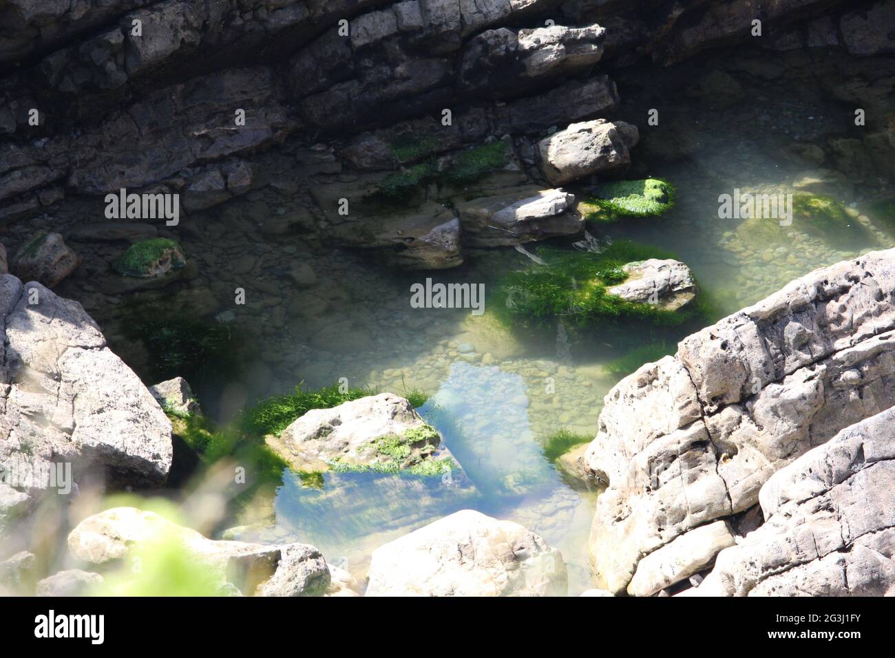 A photograph of a rock pool Stock Photo - Alamy