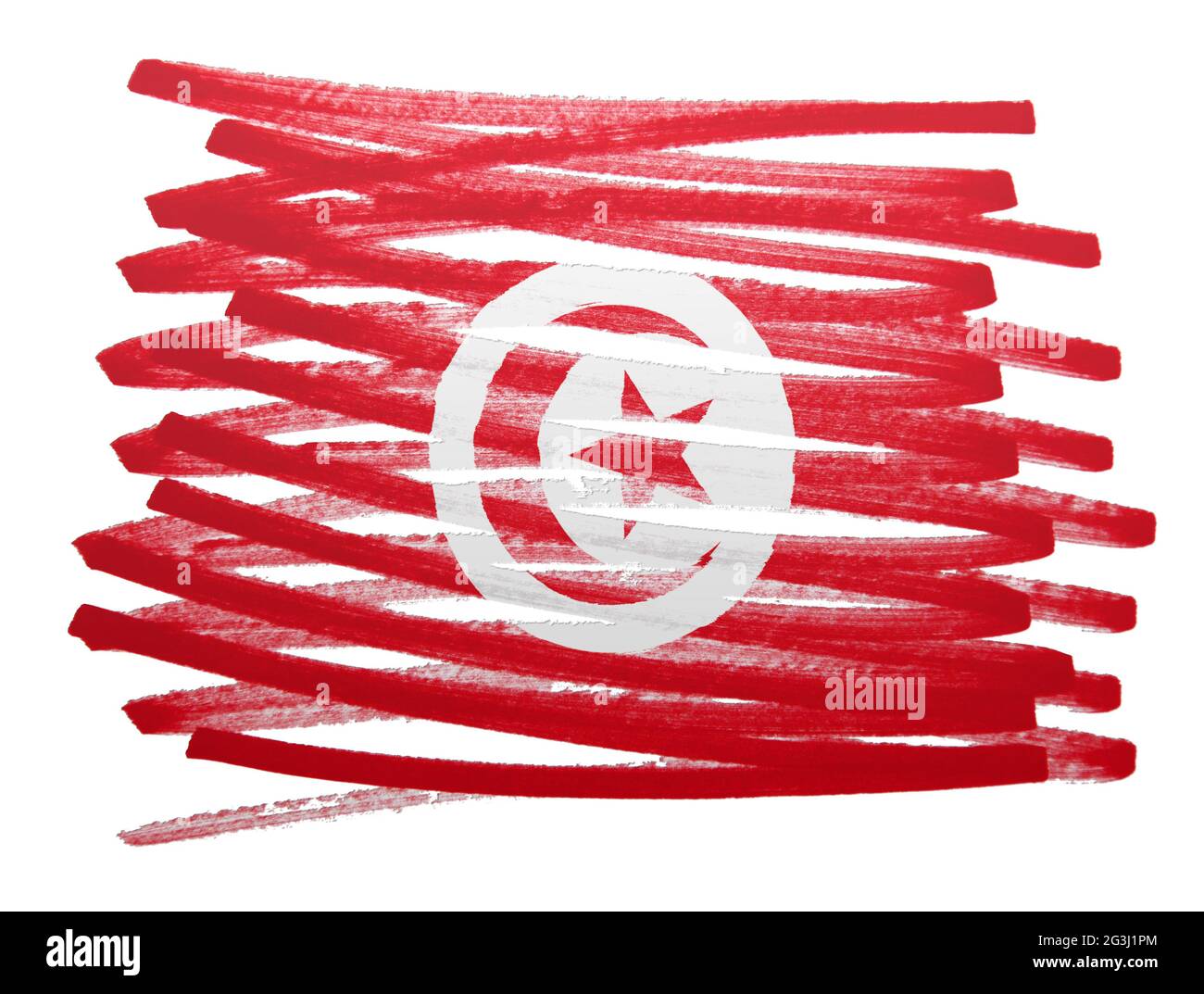 Outline map tunisia national hi-res stock photography and images - Alamy