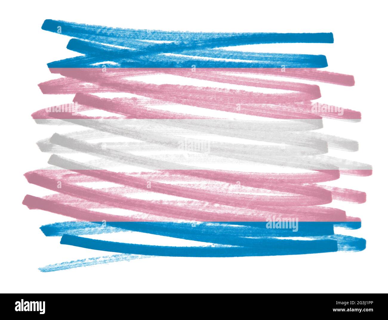 Trans flag illustration hi-res stock photography and images - Alamy
