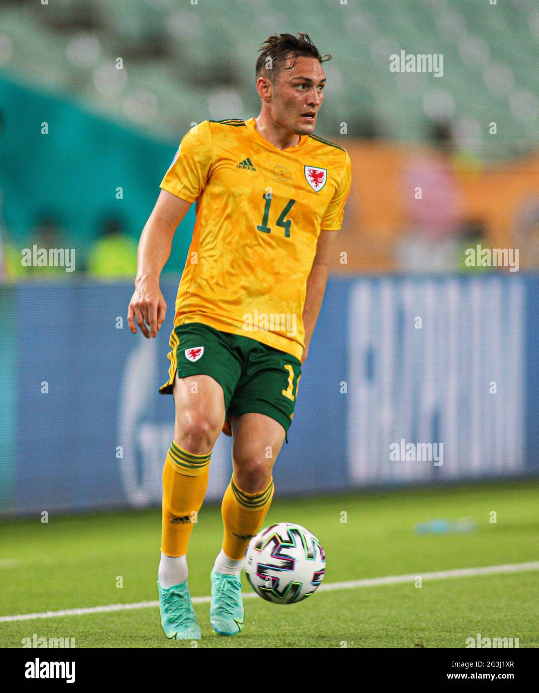Connor Roberts of Wales during the UEFA Euro 2020 Group A match at the ...