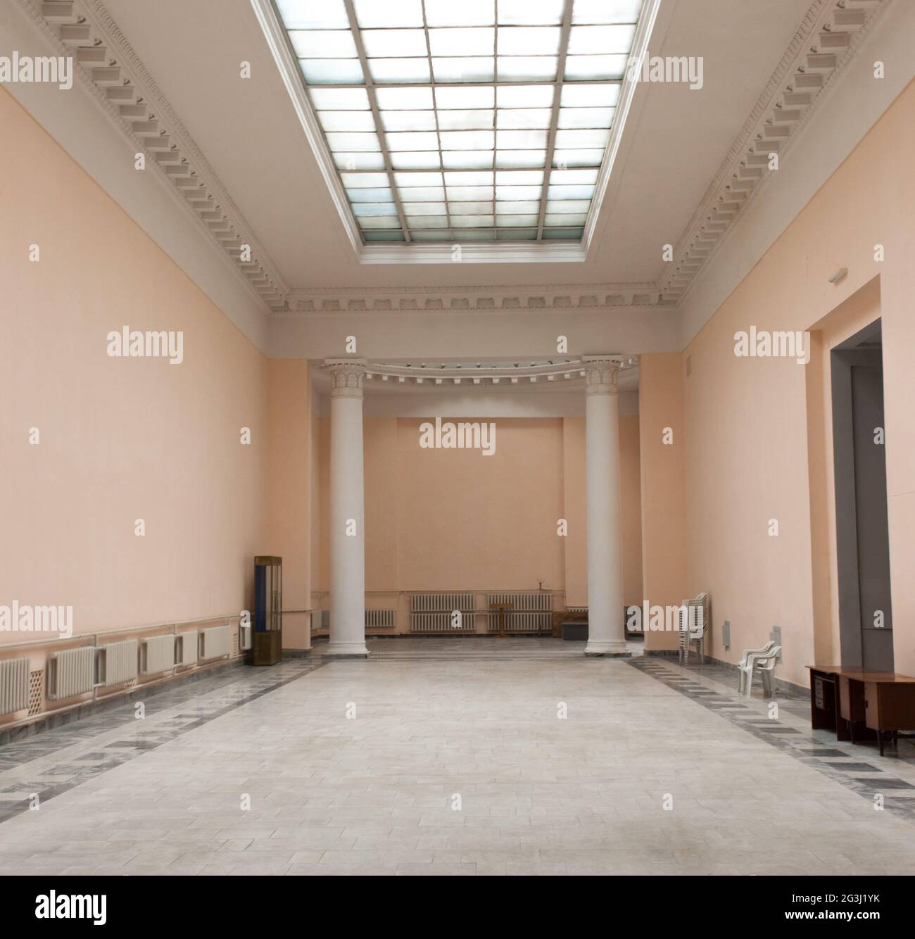 Modern interior in big building Stock Photo - Alamy
