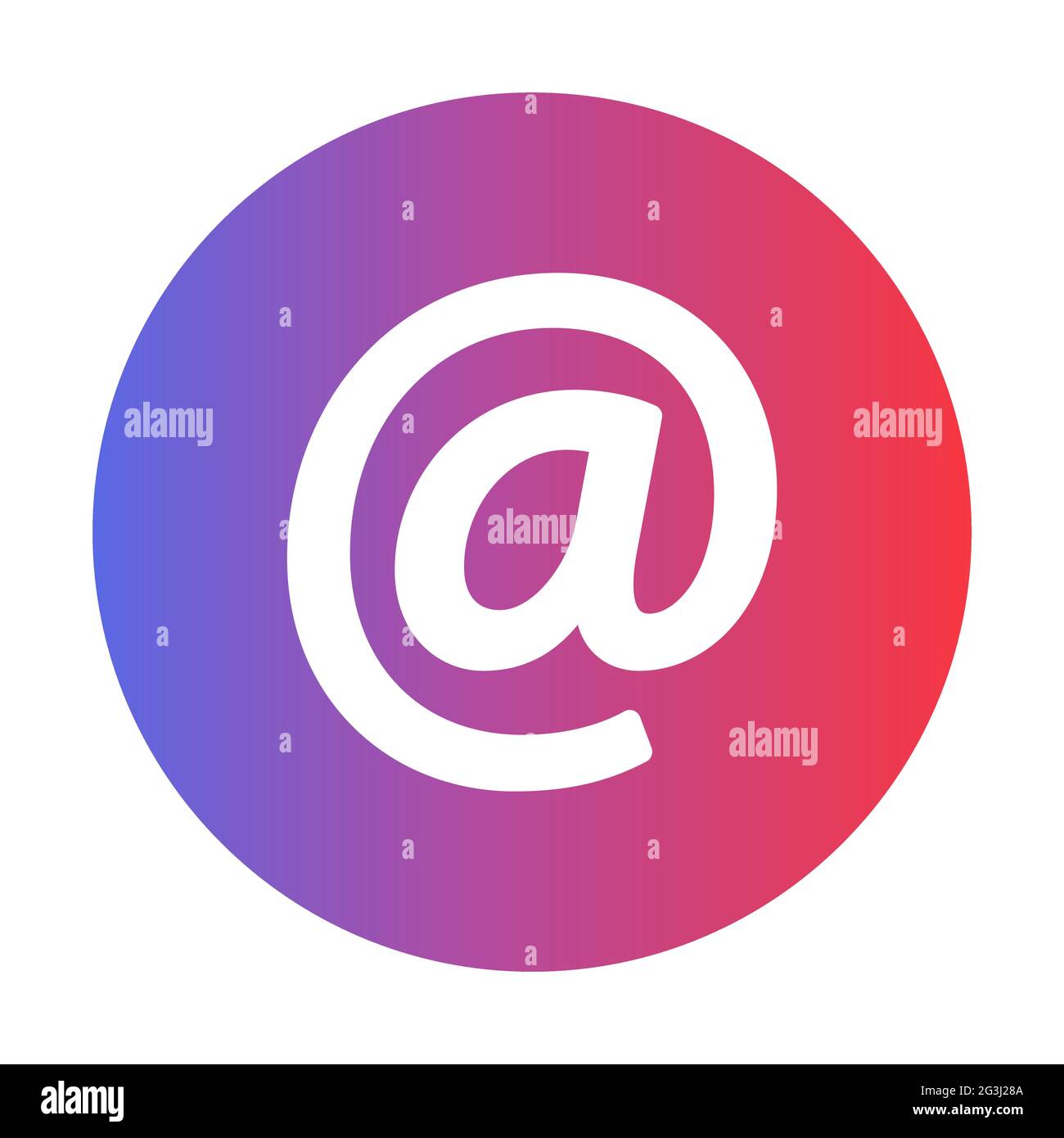 Email simple flat icon, mail support symbol. Write us concept. Vector ...